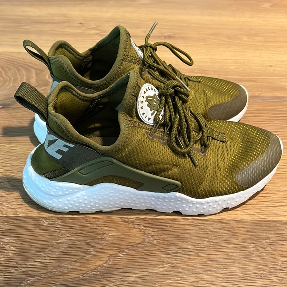 Nike | Shoes | Rare 26 Nike Air Huarache Run Ultra Shoes Olive ...